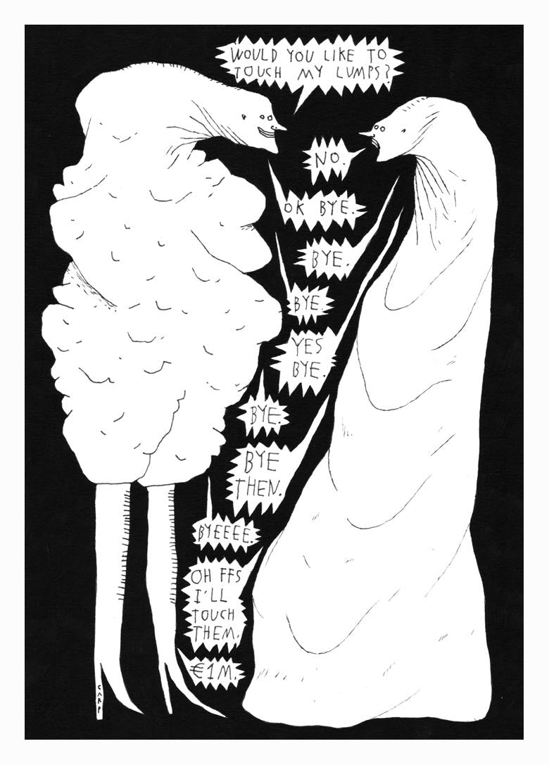 "Bumps" Original Drawing By Carp Matthew – Leontia Gallery