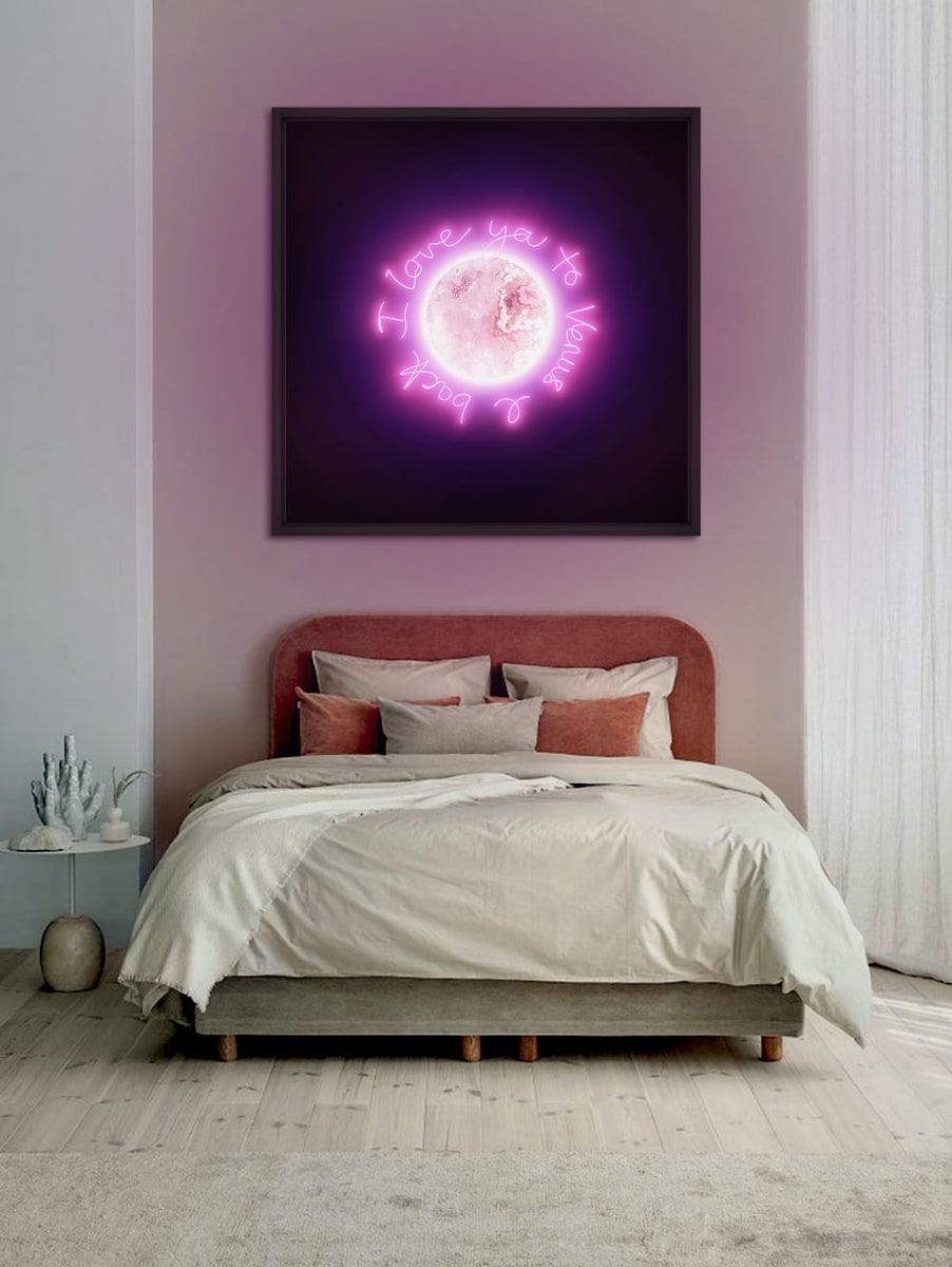"VENUS AND BACK" DIAMOND DUSTED PRINT BY LAUREN BAKER – Leontia Gallery